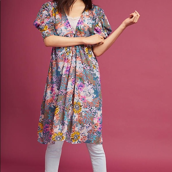 Anthropologie | Dresses | Anthropologie Akemi Kin Valencia Floral Dress ...